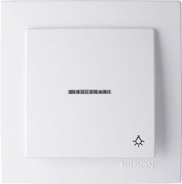 Geyer Λευκο Μπουτον Με Ενδεικτικη Λυχνια Nilson - Διακοπτικο υλικο (TLS ...