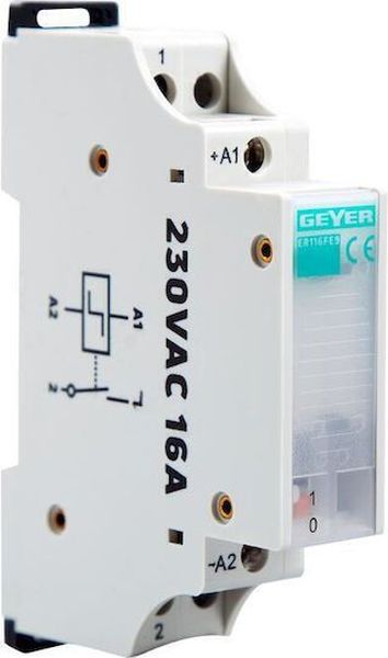Geyer Ρελε Καστανιας 1θ 16a 12v Ac 1no - Υλικα πινακα (TLS.132633)