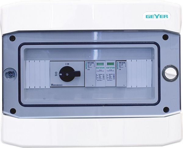 Geyer Πινακας Επιτοιχος Πλαστικος Ip65 Με Διακοπτης Dc Για 1 Mppt Και 1 ...