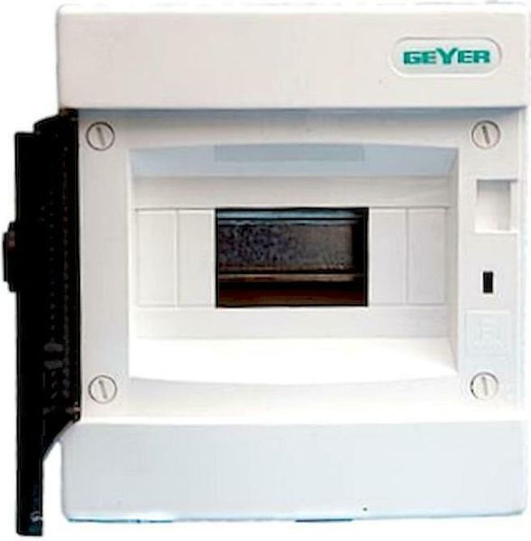 Geyer Πινακας Xωνευτος Αθως 1x4θ Διαφανη Πορτα Ip40 - Υλικα πινακα (TLS ...