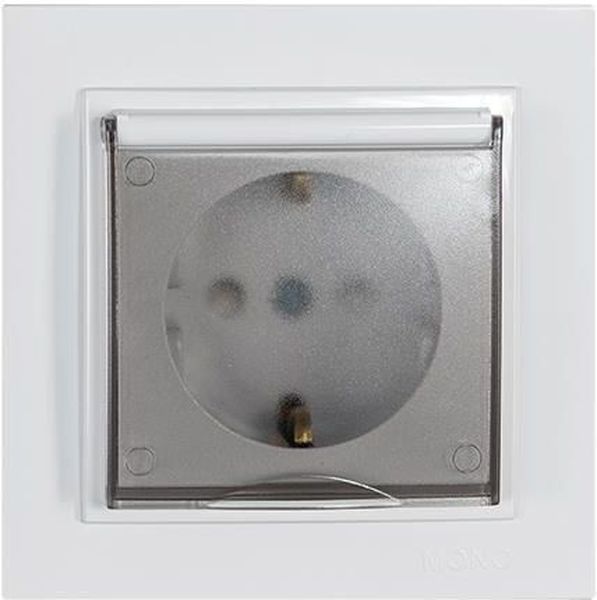 Eurolamp Πριζα Σουκο Καπακι 16a Με Παιδικη Προστασια Λευκη - Διακοπτικο ...