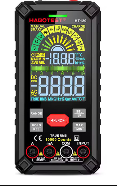 Ψηφιακο Πολυμετρο Habotest Ht129 Digital Universal Multimeter Auto ...