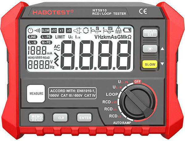Μετρητης Βρογχου / Διαρροης Habotest Ht5910 Rcd / Loop Tester - Οργανα ...