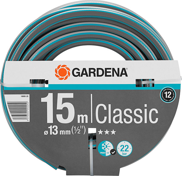 Λαστιχο Ποτισματος Gardena Classic 1/2'' 15m 18000-20 - Ποτιστικα (TLS ...