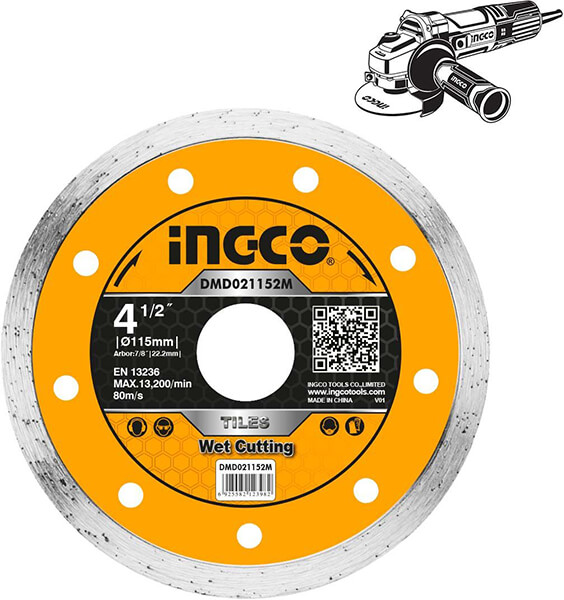 Διαμαντοδισκος Πλακιδιων 115mm Ingco Dmd021152m - Αναλωσιμα-εξαρτηματα ...