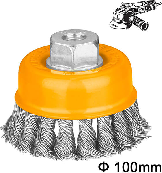 Συρματοβουρτσα Γωνιακου Tροχου M14 100mm Ingco Wb21001 - Αναλωσιμα ...