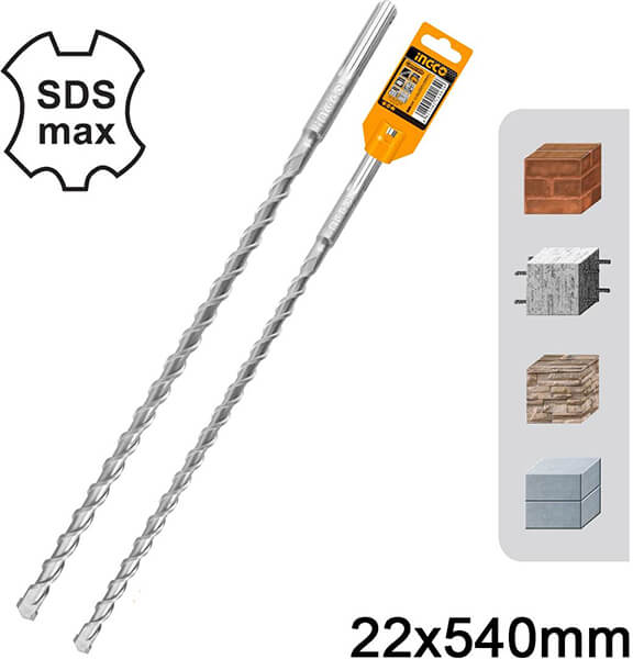 Τρυπανι Sds Max 22x540mm Ingco Dbh1242205 - Αναλωσιμα-εξαρτηματα ...