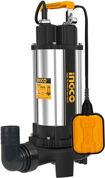 Υποβρυχια Αντλια Inox Με Κοπτηρα Λυματων 1500w Ingco Spdb15008 ...