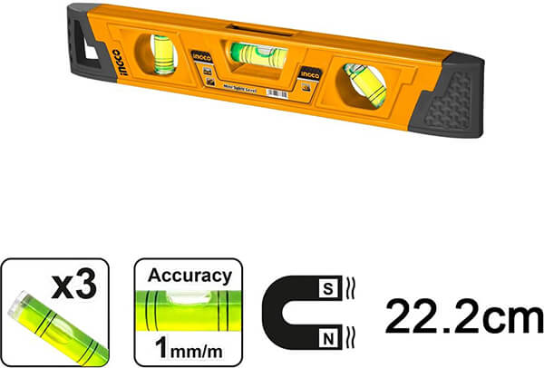 Αλφαδι Μινι Μαγνητικο Abs 22.5cm Ingco Hmsl01225 - Οργανα μετρησης (TLS ...