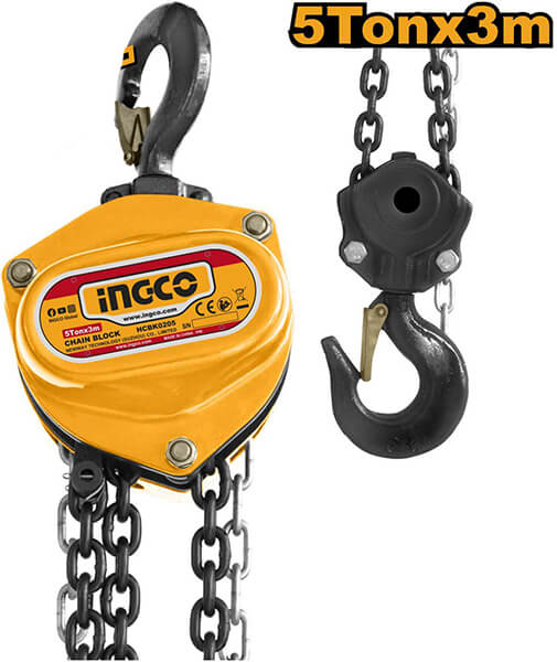 Παλαγκο Αλυσιδας - Γερανακι 5 Ton Ingco Hcbk0205 - Ανυψωτικα (TLS.391438)