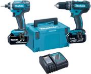 Δραπανοκατσαβιδο Μπαταριας Κρουστικο Makita 18v Dhp482d+παλμικο ...
