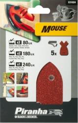 Σετ 5 Φυλλα Λειανσης Quick Fit2χ80b, 2χ180b, 1χ240b Για Mouse X31024-xj ...