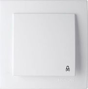Geyer Λευκο Μπουτον Κουδουνιου 12v-220v Nilson - Διακοπτικο υλικο (TLS ...
