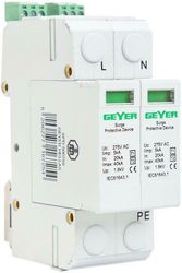 Geyer Αντικεραυνικο Ac 1p+ν Τυπος Τ1 +τ2 - Υλικα πινακα (TLS.132395)