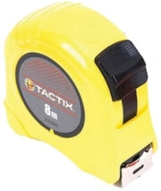 Μετροταινια Tactix Αντιολισθητικη Λαβη 8m 25mm Κιτρινη 235089 - Οργανα ...