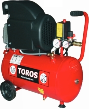 Αεροσυμπιεστης Toros Εμ24/2 24lt 2hp - Κομπρεσερ αερα (TLS.280001)