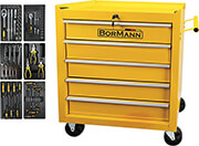Bormann Bwr7100set Εργαλειοφορεας 5 Συρταρια Σετ 66 Εργαλεια Με Στοπ ...