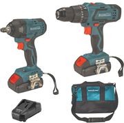 Σετ Κρουστικο Δραπανο & Μπουλονοκλειδο Brushless Bormann 18v- Li-ion ...