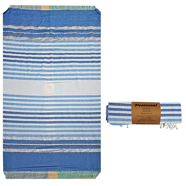 Πετσετα Θαλασσης Pestemal Lurex Ασημι 90x180cm 280gr - Accessories ...