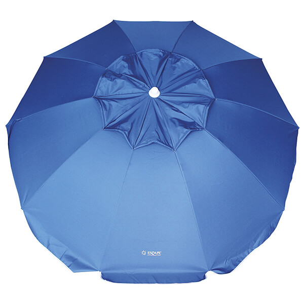 Ομπρελα Escape 2.0m 180gr 10 Ακτ. Fiberglass 6μμ Upf50+ Μπλε 12039 ...