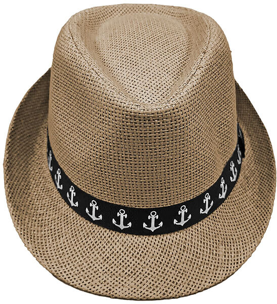 Καπελο Καβουρακι Καφε Με Σχεδιο Αγκυρες 29cm - Accessories παραλιας ...