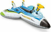Φουσκωτο Θαλασσης Παιδικο Intex Water Gun Plane Ride-on Με Χειρολαβες ...
